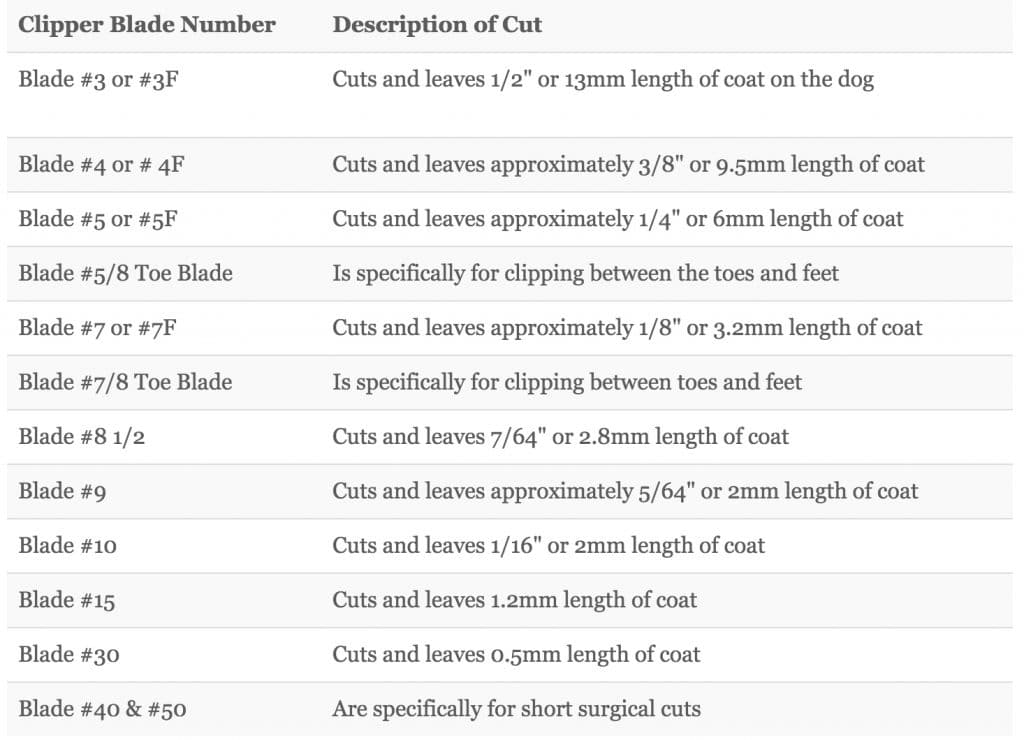 What Size Blade To Groom A Shih Tzu?